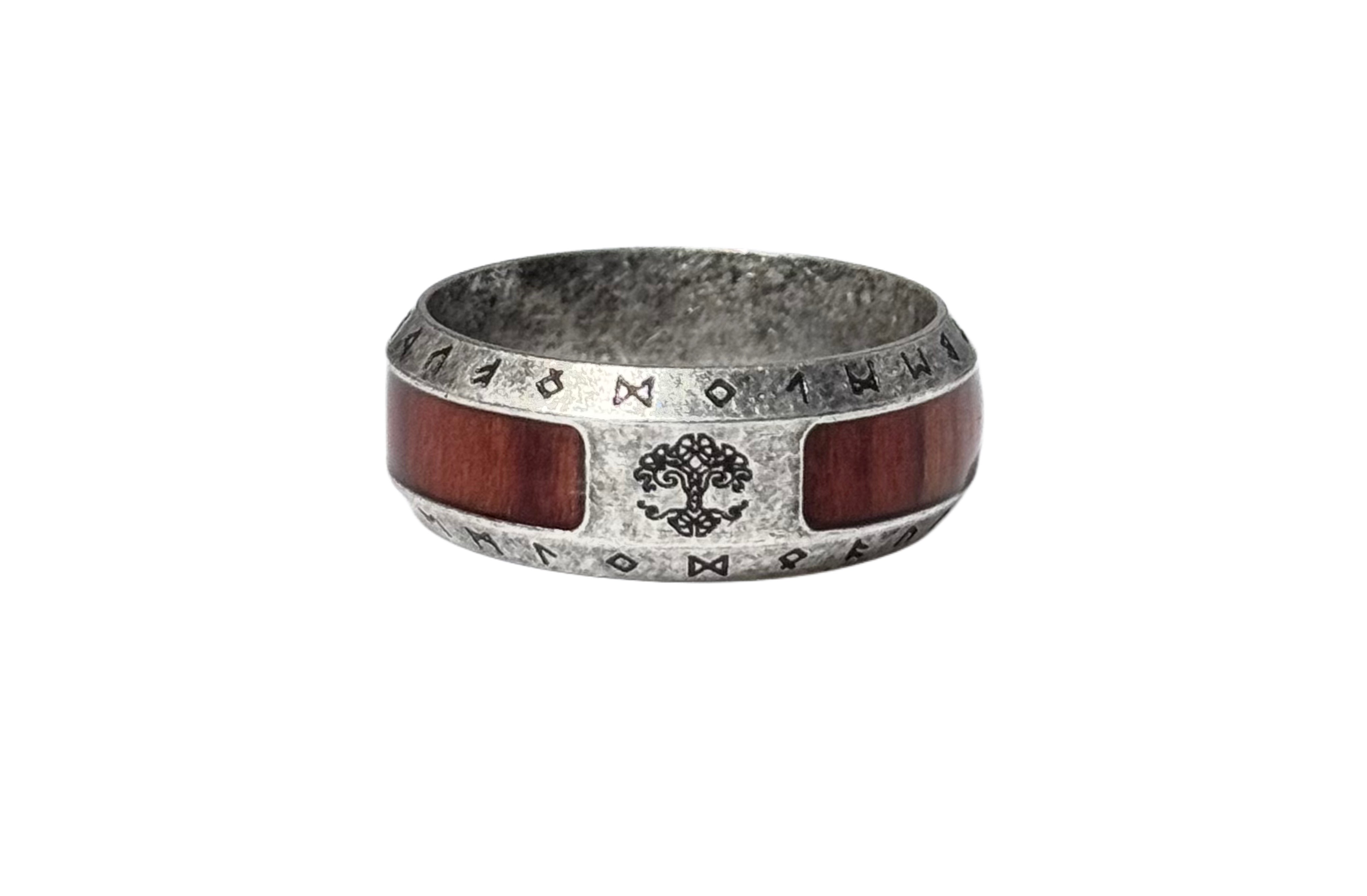 Tree of Life Rune Stainless Steel Ring – Occult Lifestyle Inc.